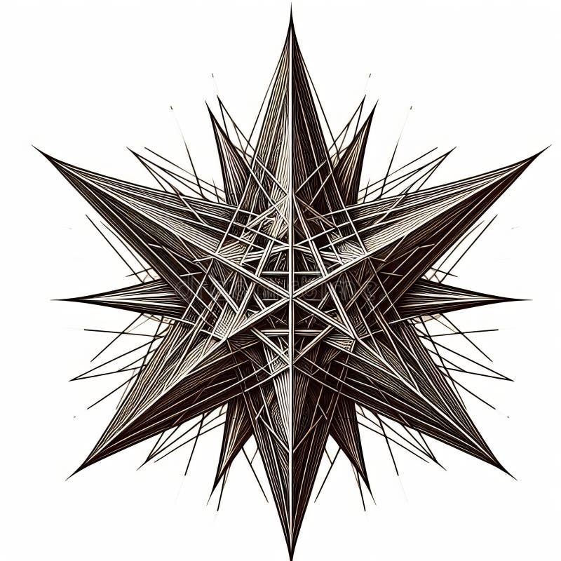 105 44. Star_ a Shape with Pointed Ends and Five or More Intere Stock ...