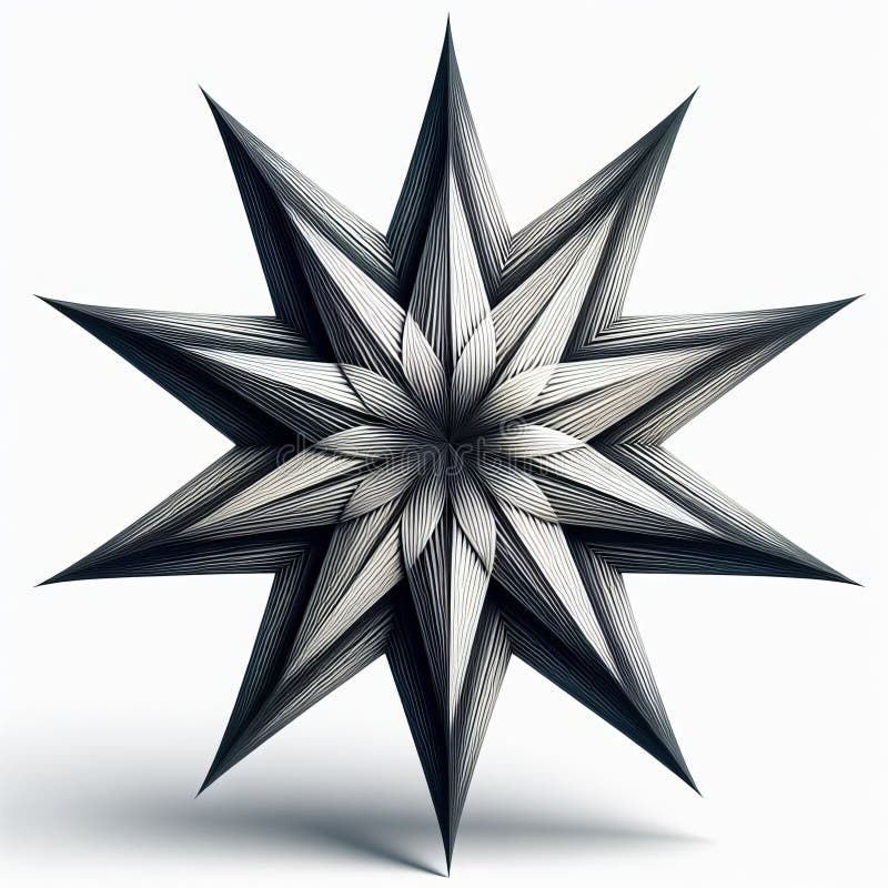 139 59. Star_ a Shape with Pointed Ends and Five or More Intere Stock ...