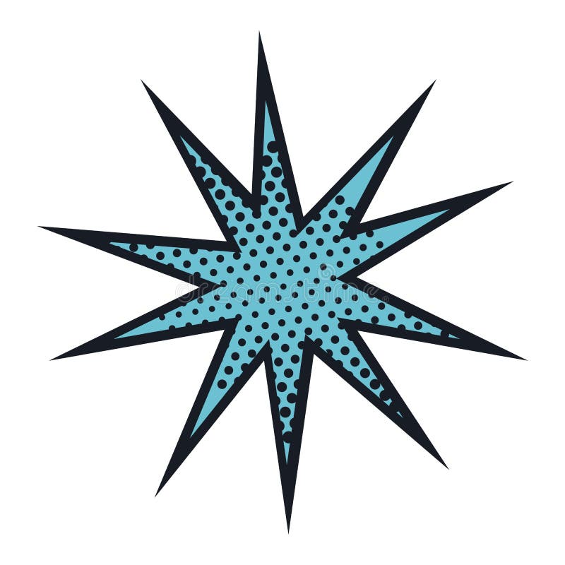 Star Shape Scream Pop Art for Dialogue Stock Vector - Illustration of ...