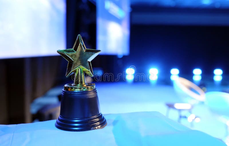 Star-shaped Award on a Table Stock Photo - Image of achievement, honor ...
