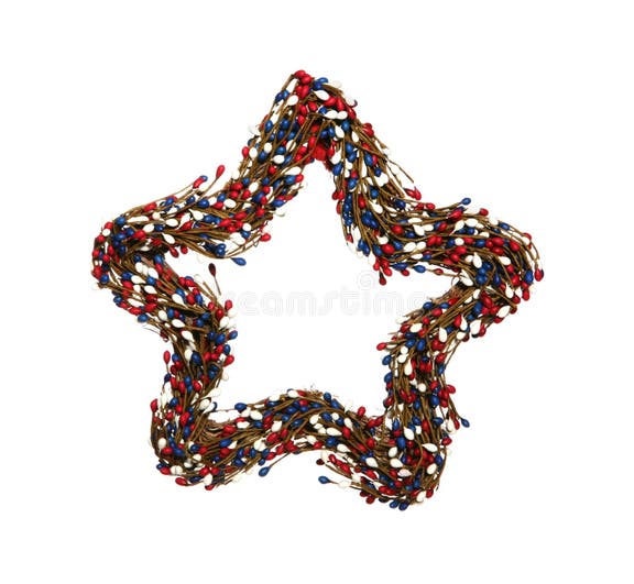Star Shaped Berry Wreath stock photo. Image of ornamental - 2463118