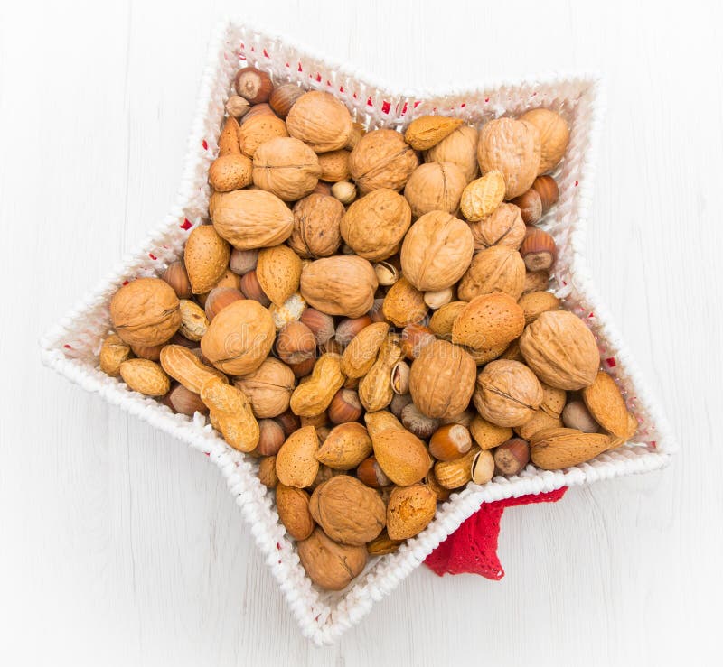 Star Shape Box with Dried Fruit Stock Photo - Image of christmas, diet ...