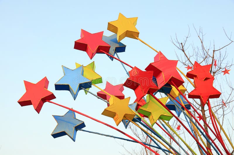 Star-shaped Building in the Park Stock Image - Image of element ...