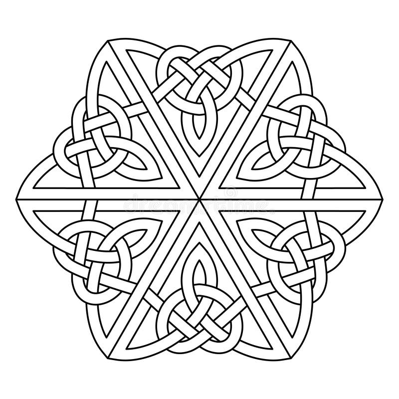 Celtic Maze Ornament Stock Illustrations – 578 Celtic Maze Ornament ...