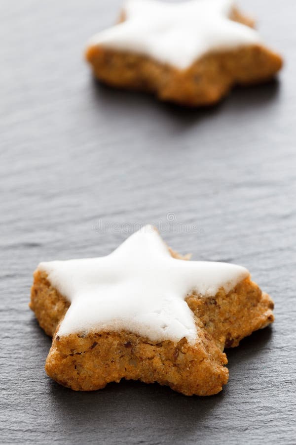 Star-shaped Cinnamon Biscuits Stock Image - Image of still, star: 21041003