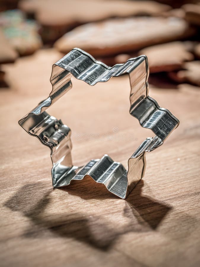 Star-shaped cookie cutter stock photo. Image of star - 134130244
