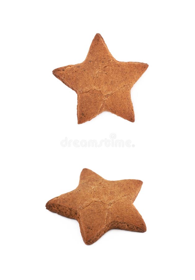 Star Shaped Cookie Isolated Stock Image - Image of bread, cookie: 93250457