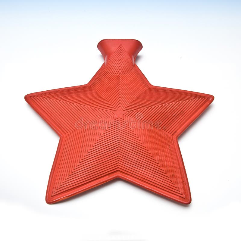Star Shaped Hot Water Bottle Stock Photo - Image of cosy, shaped: 8260294