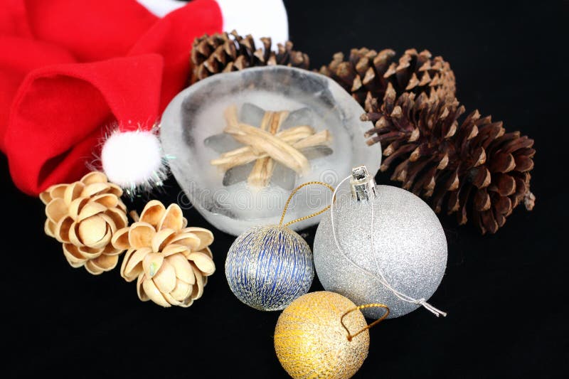 Star-shaped in the ice stock photo. Image of star, ball - 36055334