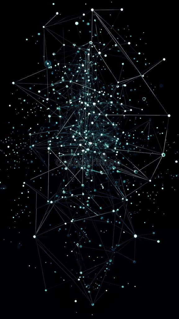 Star Shaped Layout of IoT Devices in a Central Hub Design Stock ...
