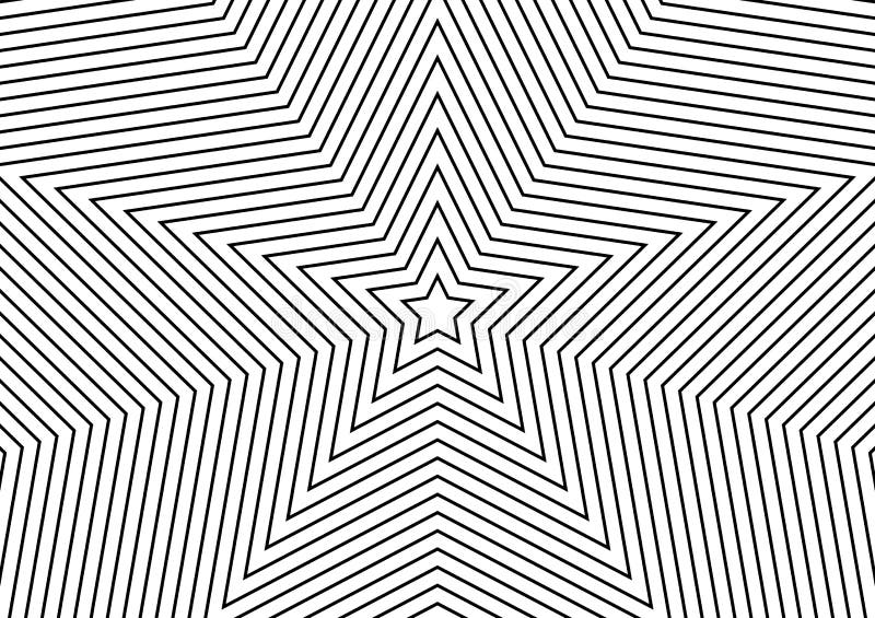 Star Shaped Line Background with Abstract Theme Stock Vector ...