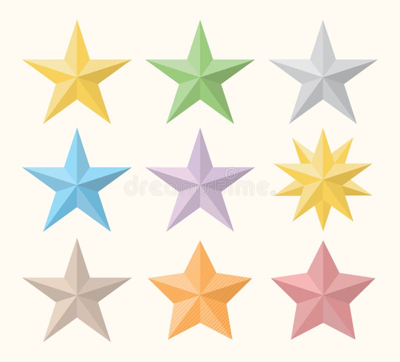 Star shapes stock vector. Illustration of orange, sign - 42716559