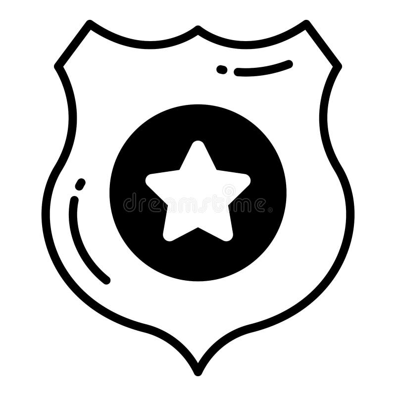 Star Shield Protection and Security Vector Icons Set Cyber Computer ...