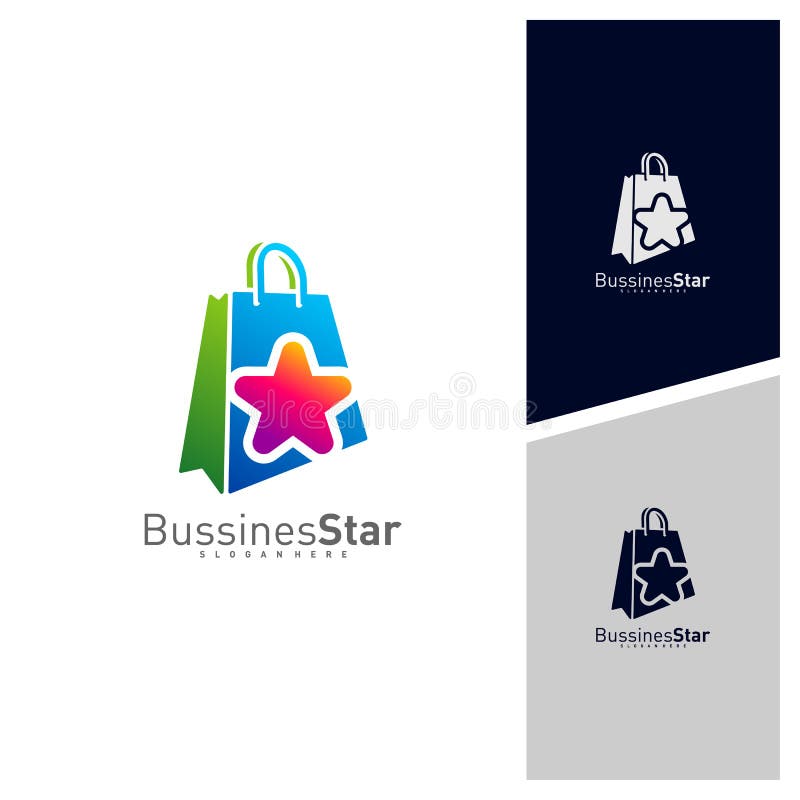 Star Shop Logo Template Design Vector, Concept, Creative Symbol, Icon ...