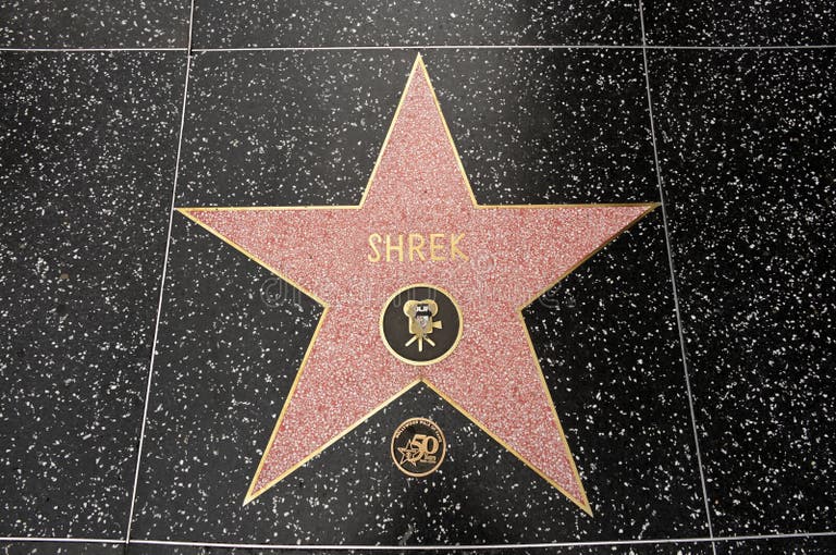 The star of Shrek editorial stock image. Image of brass - 20900919