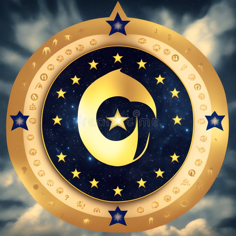 Star Sign of Cancer, Generative AI Illustration Stock Illustration ...