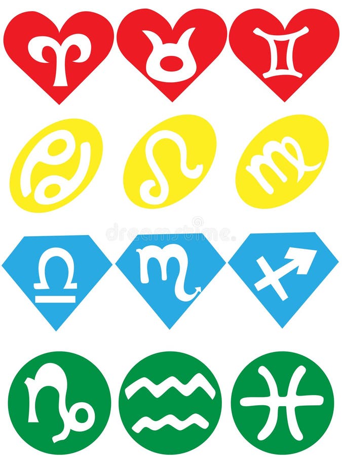 Star signs stock vector. Illustration of libra, blue - 22652173