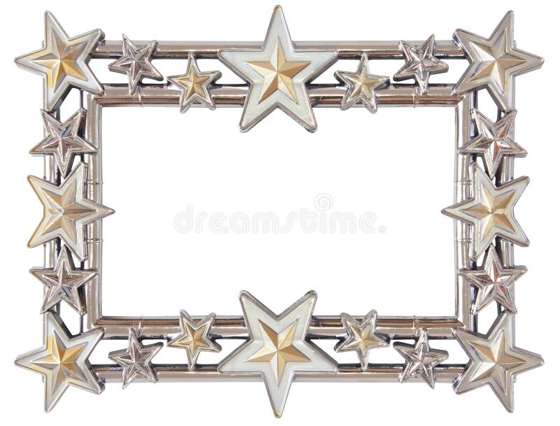 Star silver frame stock photo. Image of exhibition, ornament - 31862058