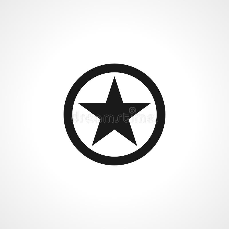 Star Simple Isolated Web Icon Stock Illustration - Illustration of ...