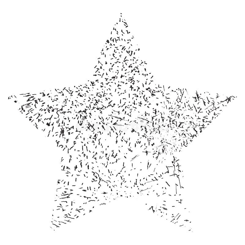 Star Single Grunge stock vector. Illustration of frame - 46405000