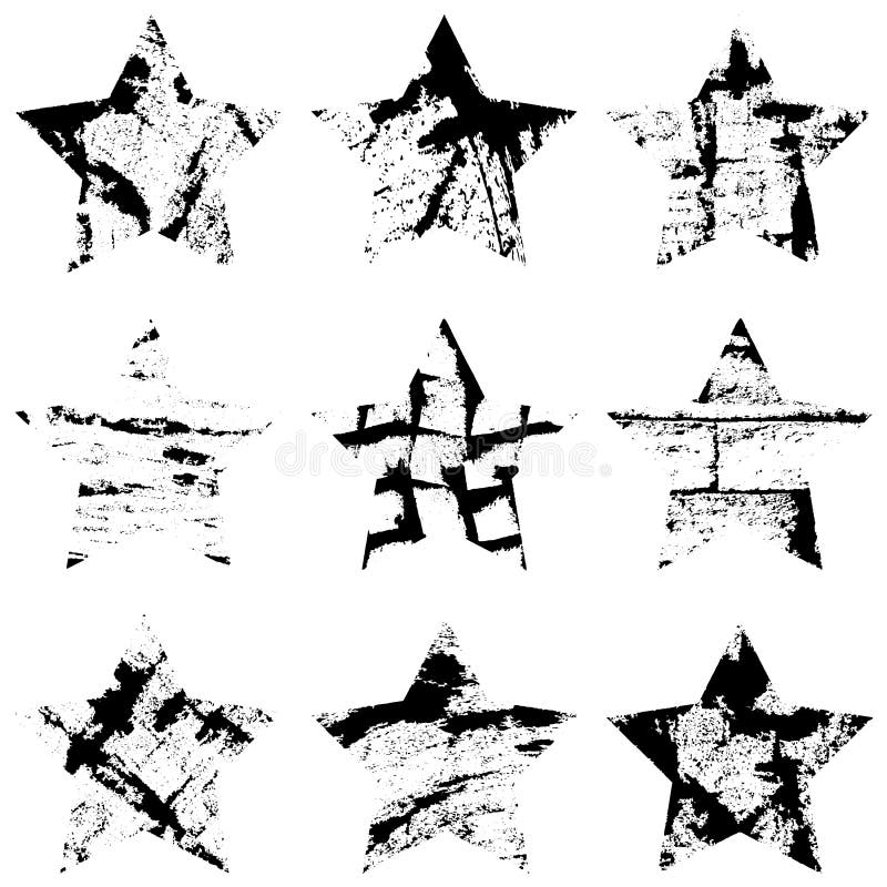 Star Single Set stock illustration. Illustration of damage - 46405304