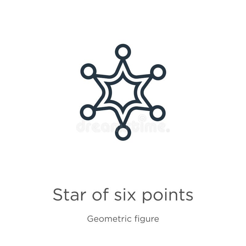 Six Points Star Stock Illustrations – 111 Six Points Star Stock ...