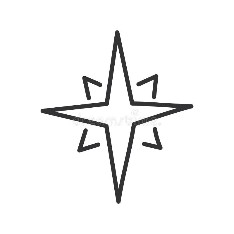 Star Sketch Icon Hand Draw Vector Stock Vector - Illustration of ...