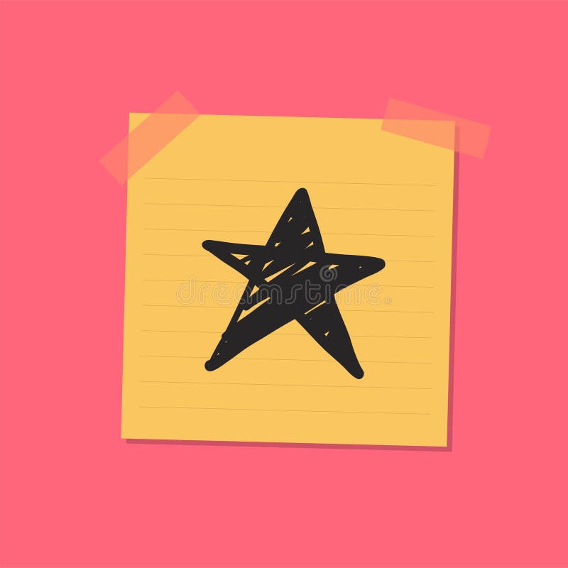 3D Star Sketch stock vector. Illustration of artwork - 70378096