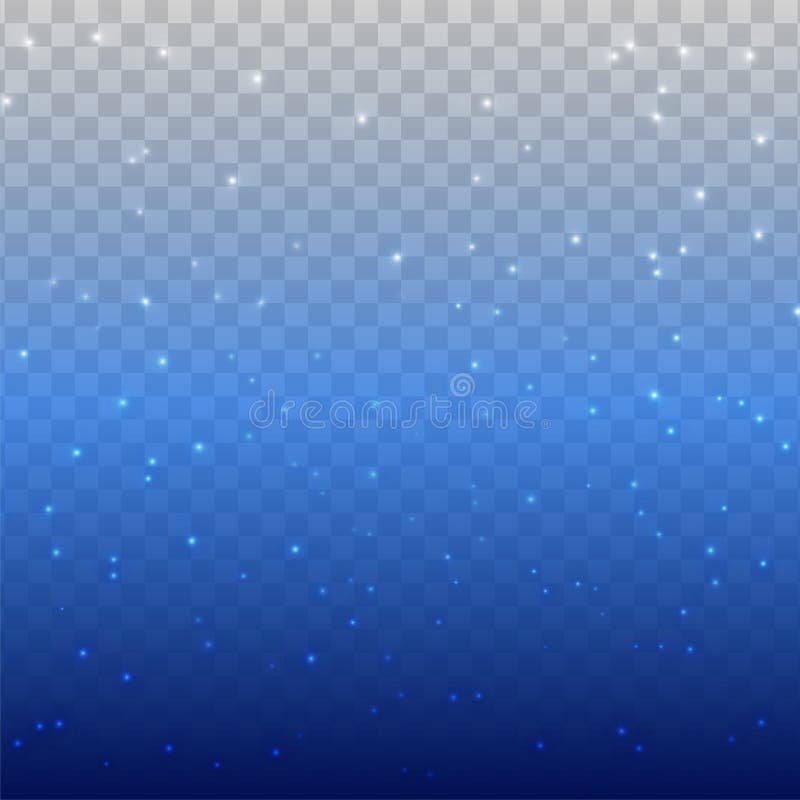 Star Sky on a Transparent Background Stock Vector - Illustration of ...