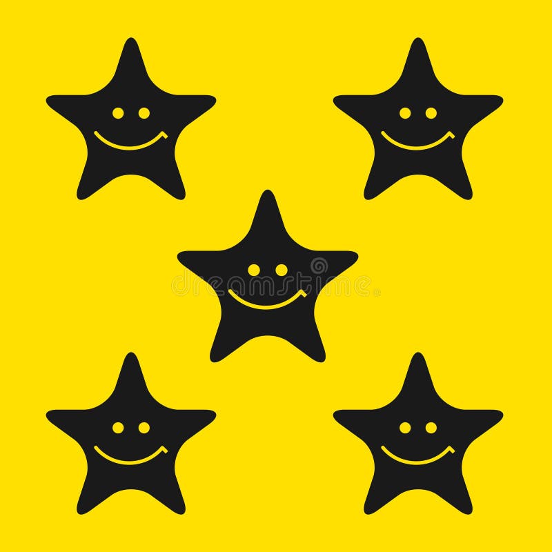 Star Smile Vector Template Design Illustration Stock Vector ...