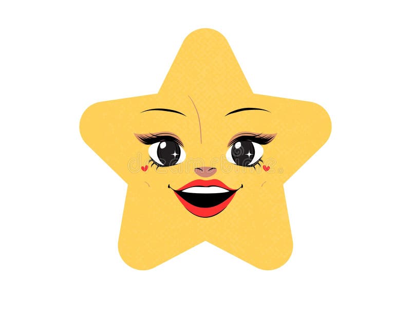 Smiley Star Eyes Stock Illustrations – 510 Smiley Star Eyes Stock ...