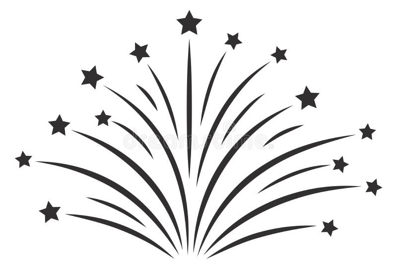Star Sparkle Burst Icon. Show Firework Symbol Stock Vector ...