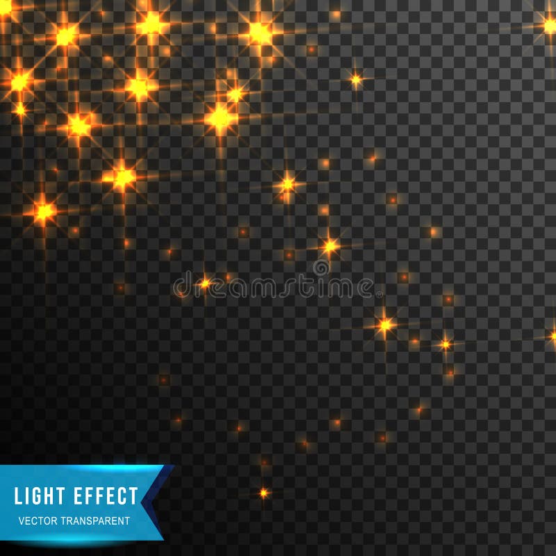 Star Sparkle Effect from Connecting Dot and Line. Light Effect Stock ...