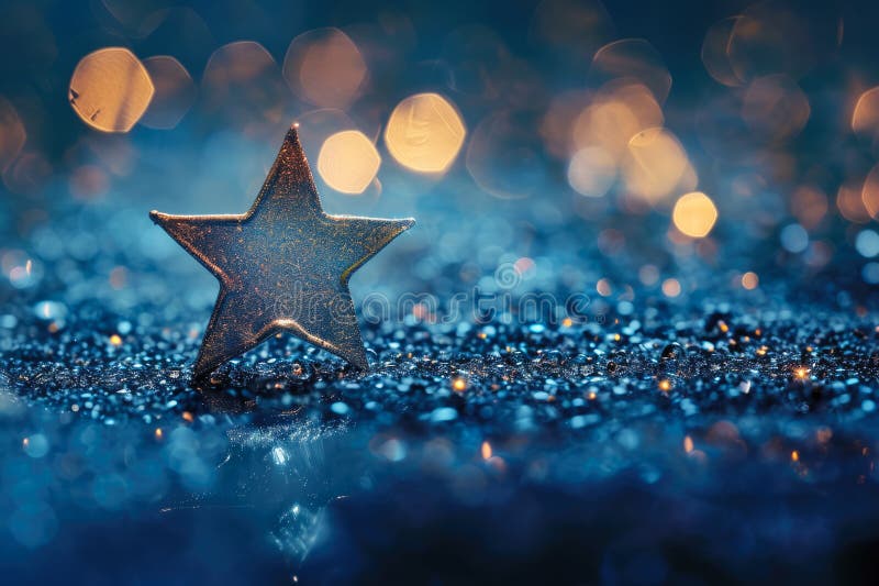 Star with a Sparkle and a Wish Stock Photo - Image of pattern, blurred ...