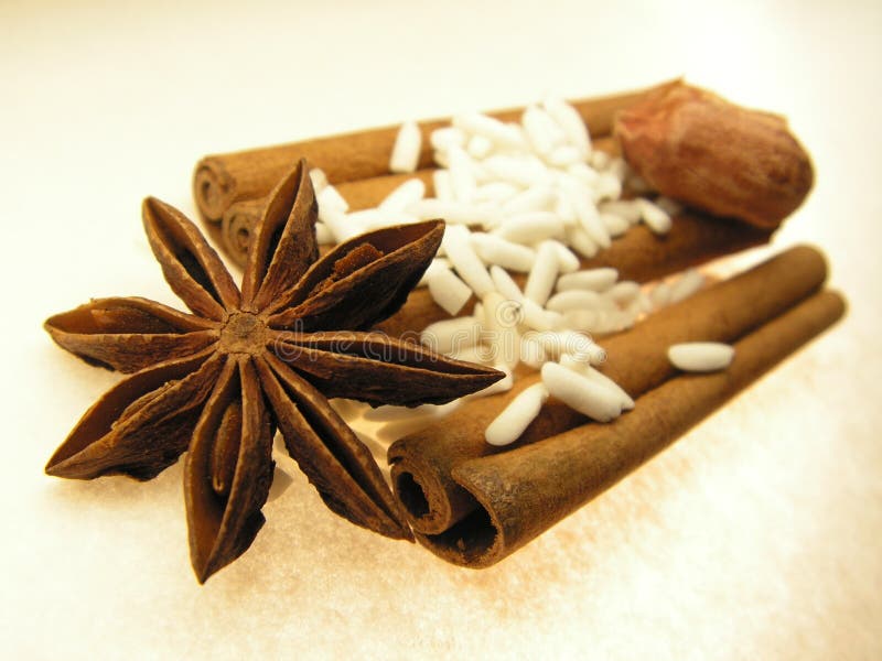 Star, spice and rice stock image. Image of flavorings, glaberrima - 867925