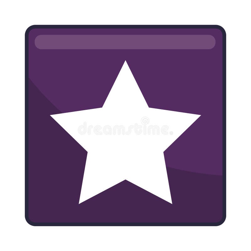 Star square cartoon stock vector. Illustration of five - 135436212