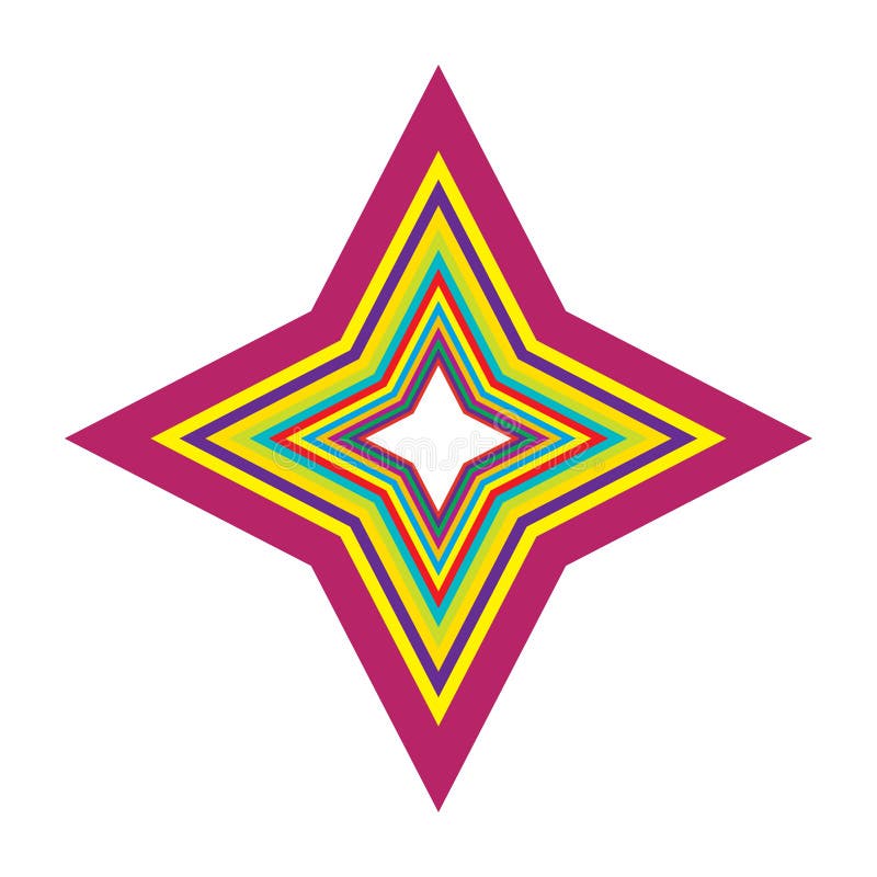 Star, Starlet Shape, Element Vector Stock Vector - Illustration of ...