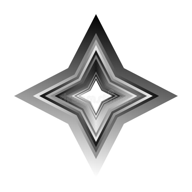 Star, Starlet Shape, Element Vector Stock Vector - Illustration of ...