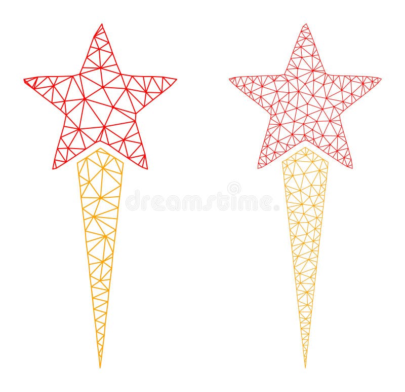 Star Start Twice Fireworks Stream Stock Vector - Illustration of ...
