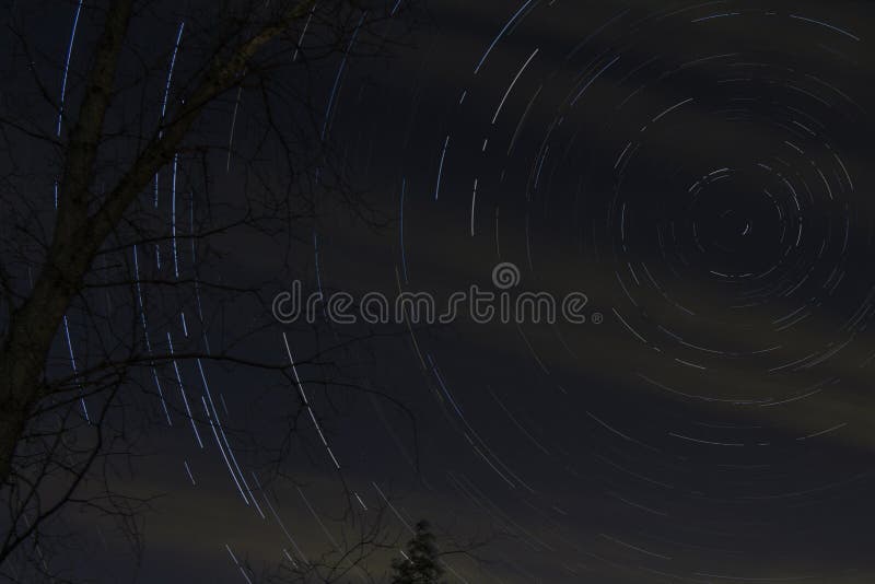 Star streaks in night sky stock photo. Image of streaks - 33701820