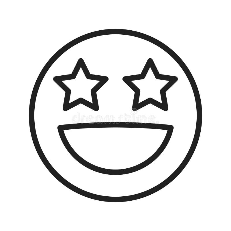 Star-Struck Icon Vector Image. Suitable for Mobile Apps, Web Apps and ...