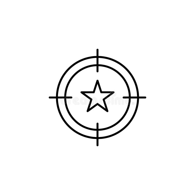 Star, Success, Focus, Goal Icon. Element of Marketing for Mobile ...