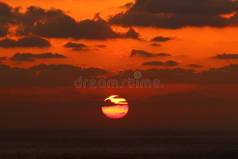 Star Sun on a Red Sky Background Stock Image - Image of sunshine ...