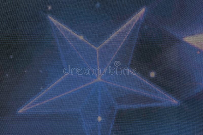 Star symbol on a screen stock image. Image of symbol - 191881753