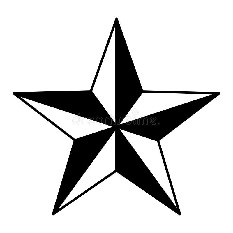 Star Symbol Vector Star Icon Star Shape Stock Vector - Illustration of ...