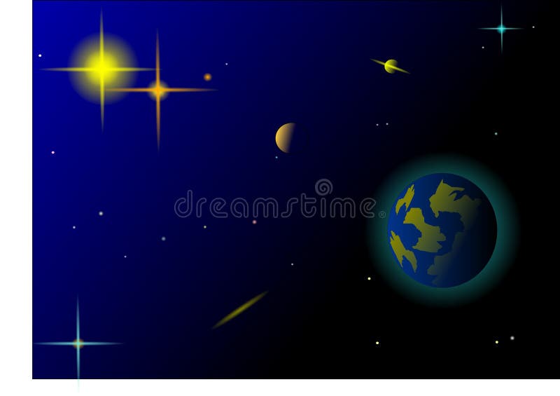 Star System stock illustration. Illustration of worlds - 23504986