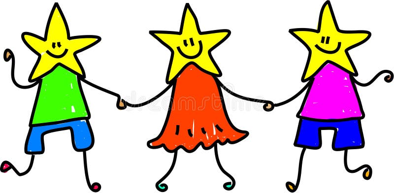 Star kids stock vector. Illustration of clip, children - 892081