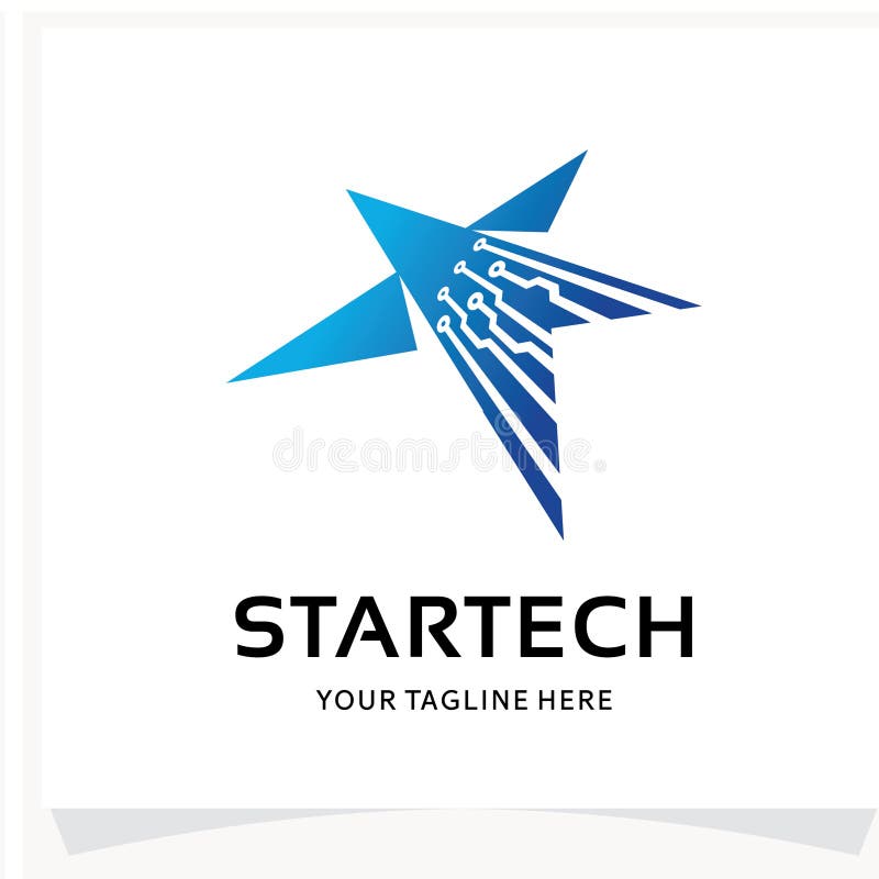 Star tech icon logo vector stock vector. Illustration of business ...
