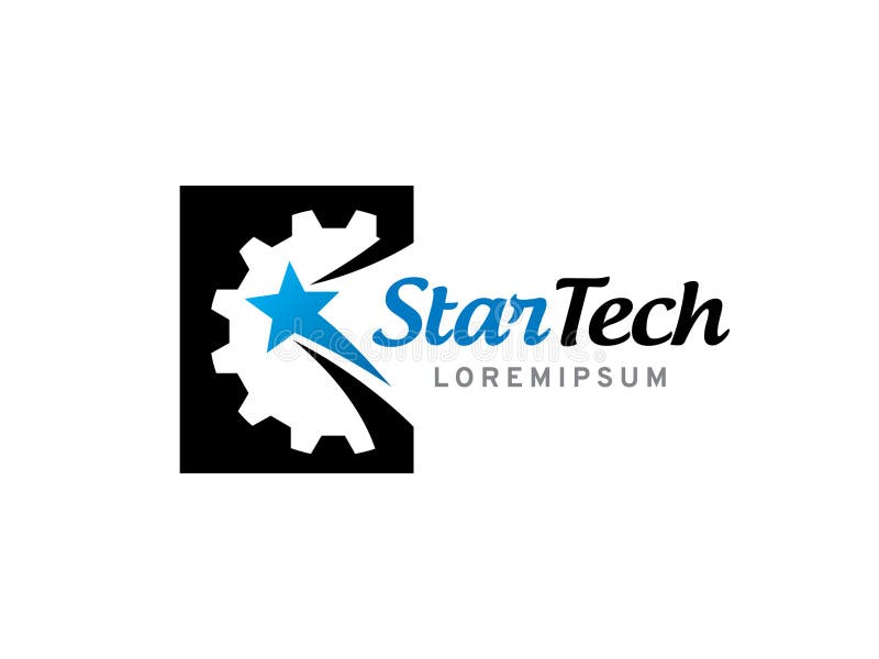 Star Tech Logo Symbol or Icon Template Stock Vector - Illustration of ...