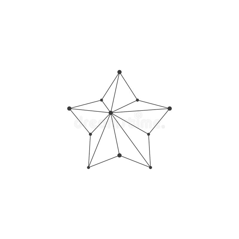 Star Tech stock vector. Illustration of design, logo - 223355403